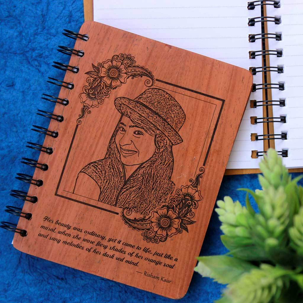 Wooden Notebooks | Personalized Wood Journals & Wooden Pens - woodgeekstore