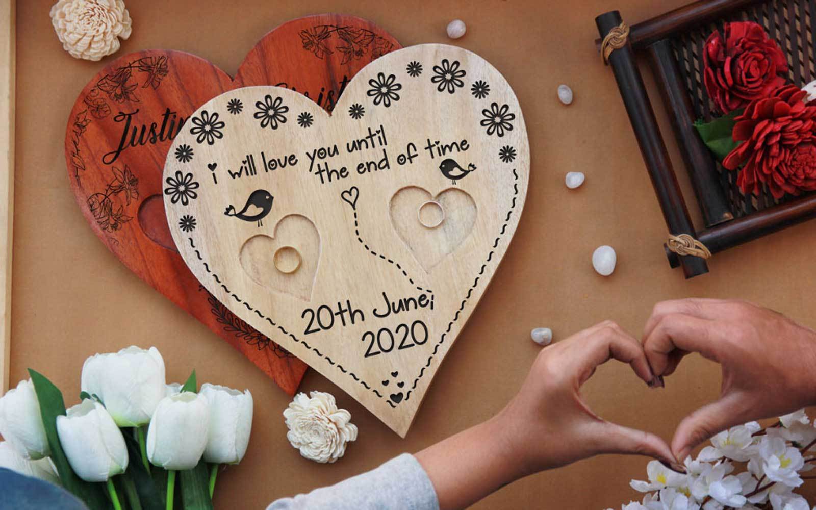 Wooden Ring Holders | Engagement Ring Trays | Wedding Ring Holders ...