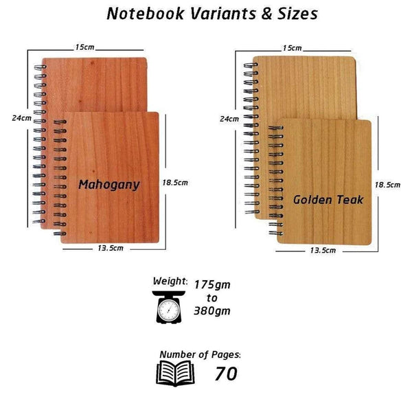 Sharodiya wooden Notebook - Durga Puja Gifts - Navrati Gifts ...