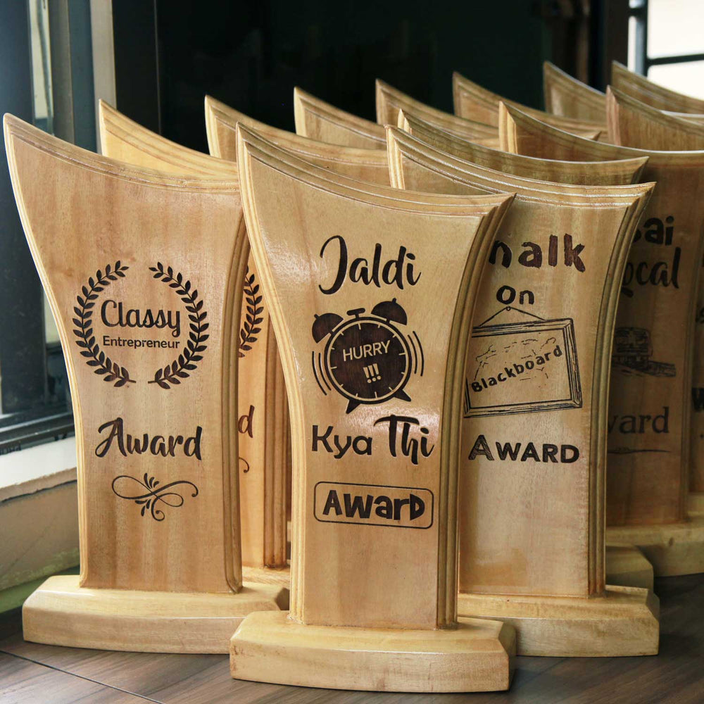 Wooden Trophies & Awards | Employee Appreciation Gifts | Funny Awards ...
