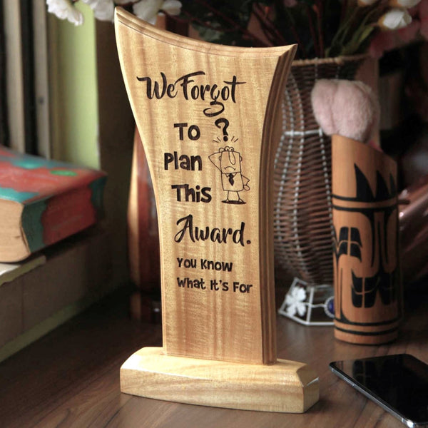 We Forgot to Plan This Award | Funny Gift for the Last-Minute Planner ...