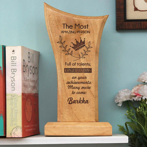 Most Amazing Person Award | Personalized Gift Celebrating Achievements ...