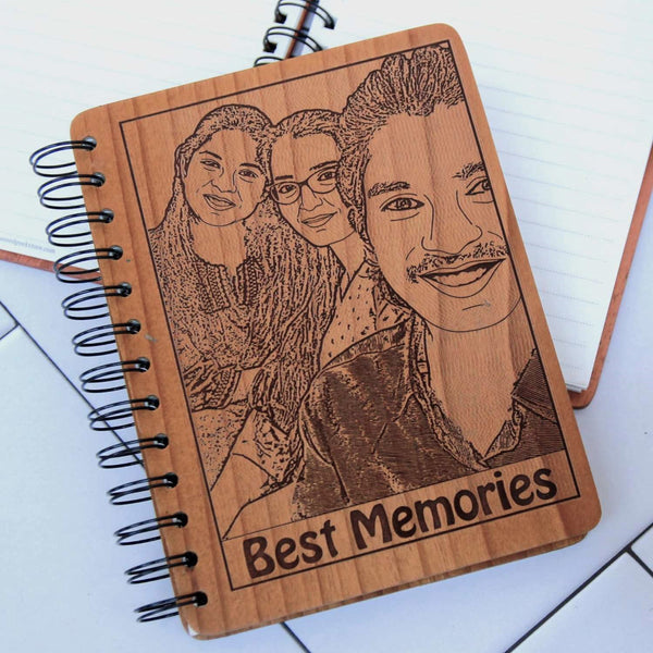 Personalized Wooden Diary for Friends – A Book of Best Memories ...