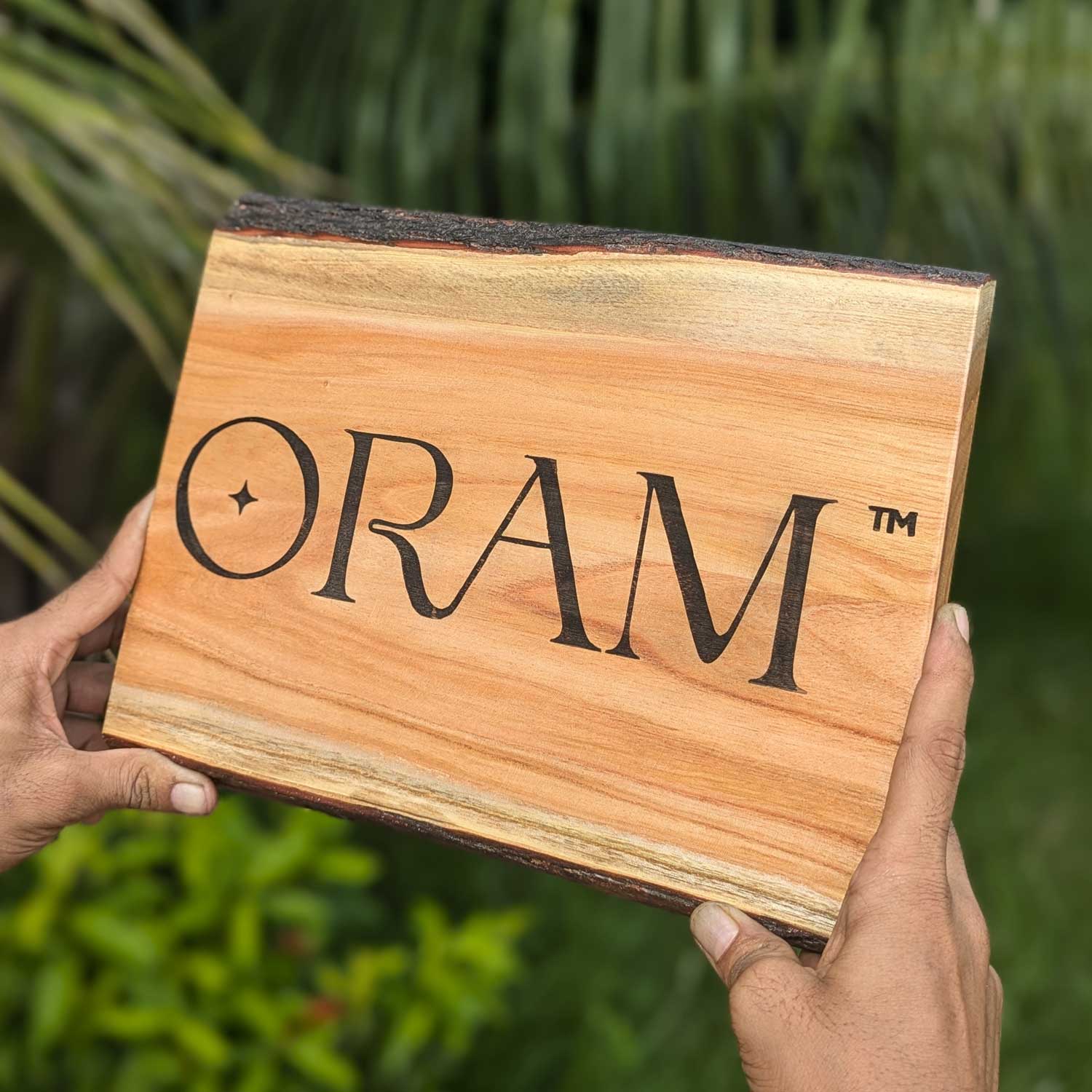 Rustic Rectangular Natural Live Edge Wood Sign For Home | Engraved ...