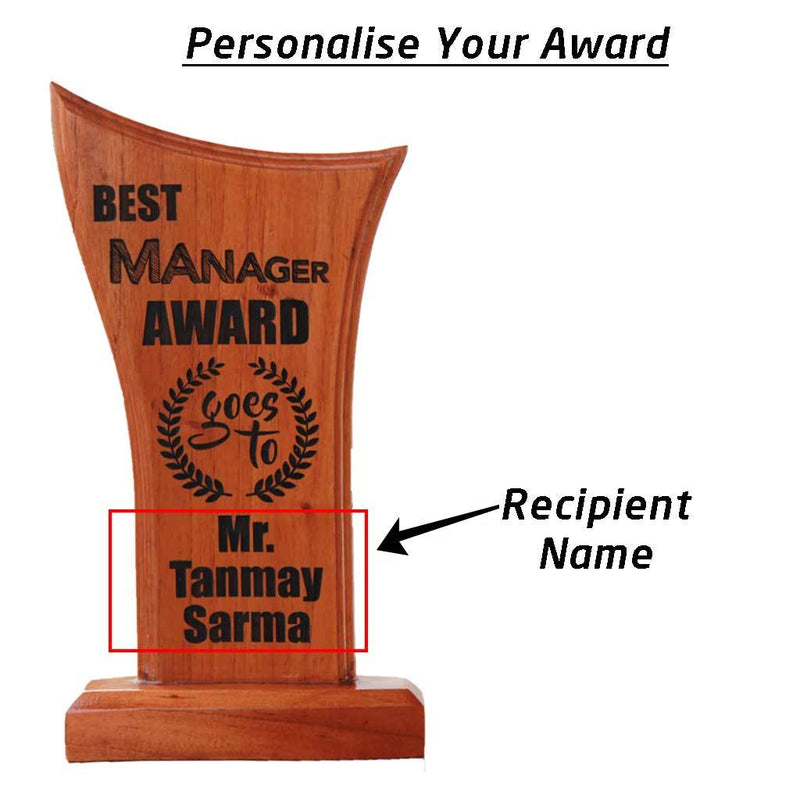 Best Manager Award - Gift For Manager - Employee Recognition Awards ...