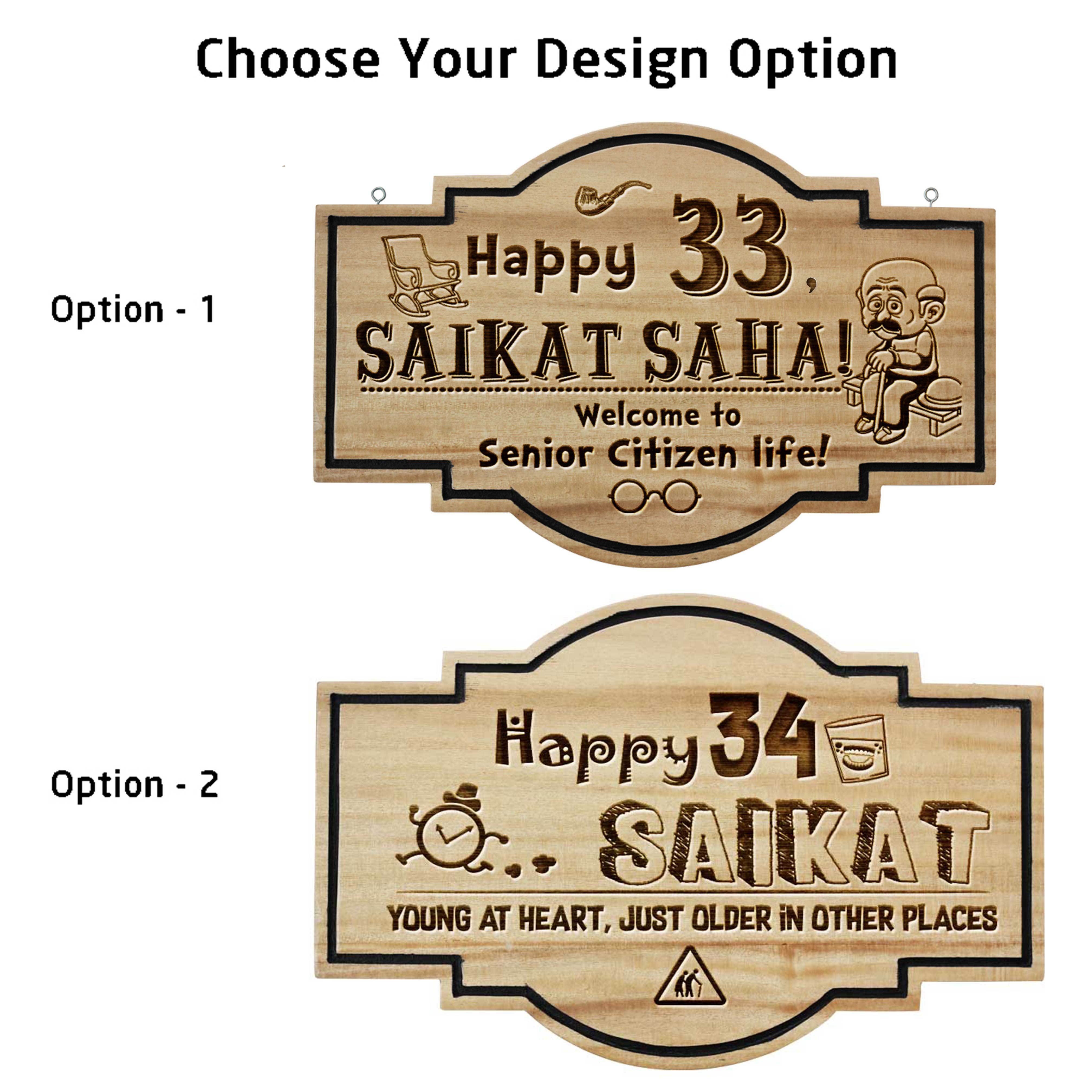 Funny Birthday Hanging Wood Sign- Birthday Gift- Funny Birthday Wishes ...