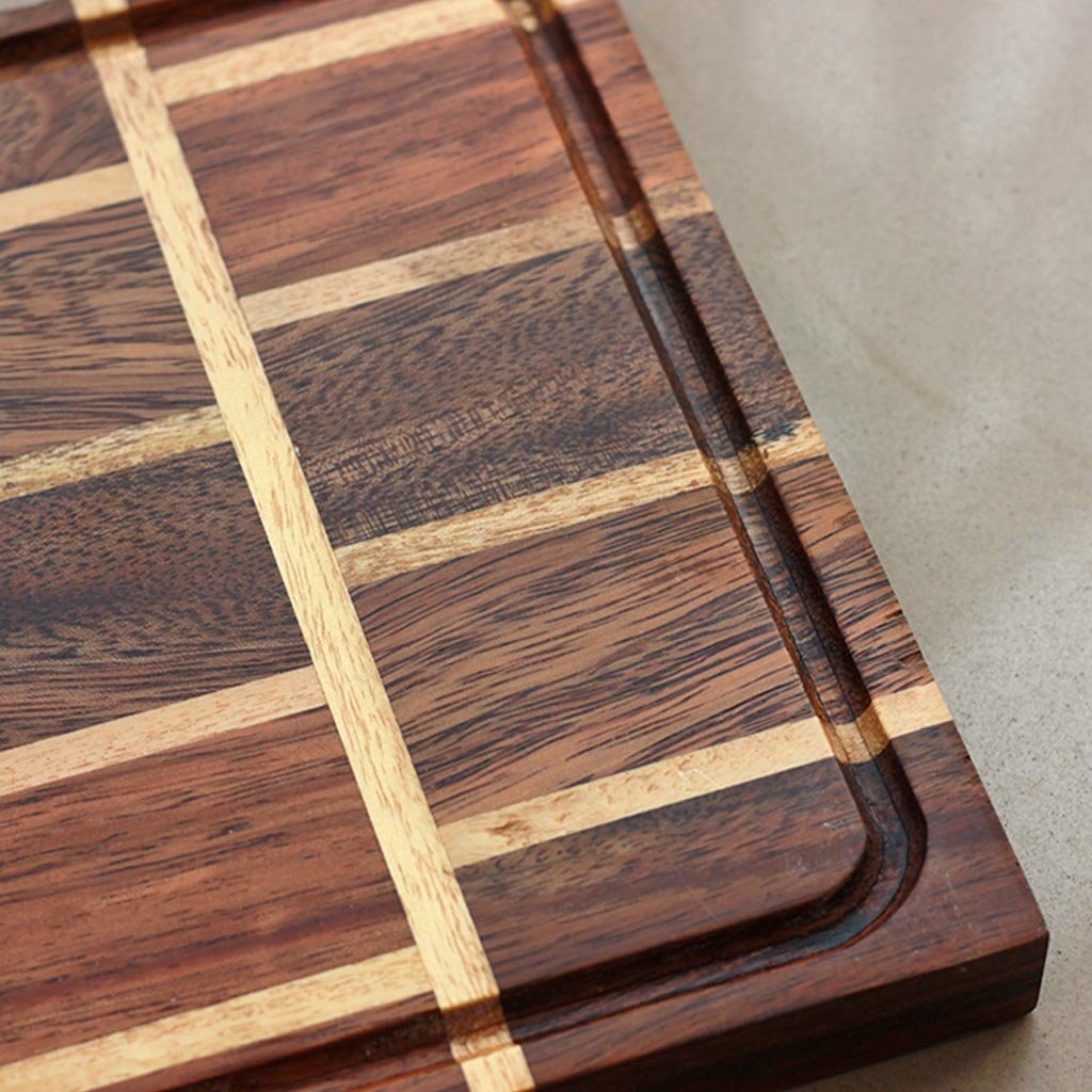 Brick Pattern Wooden Chopping Board | Wood Cutting Boards - woodgeekstore