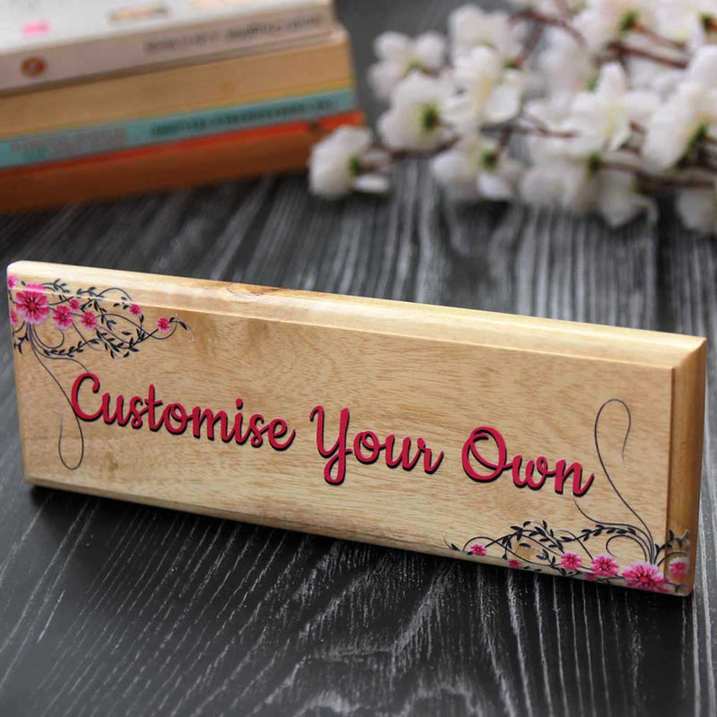 Wooden Nameplates| Custom Desk Nameplates| Wooden Nameplates for Doors ...