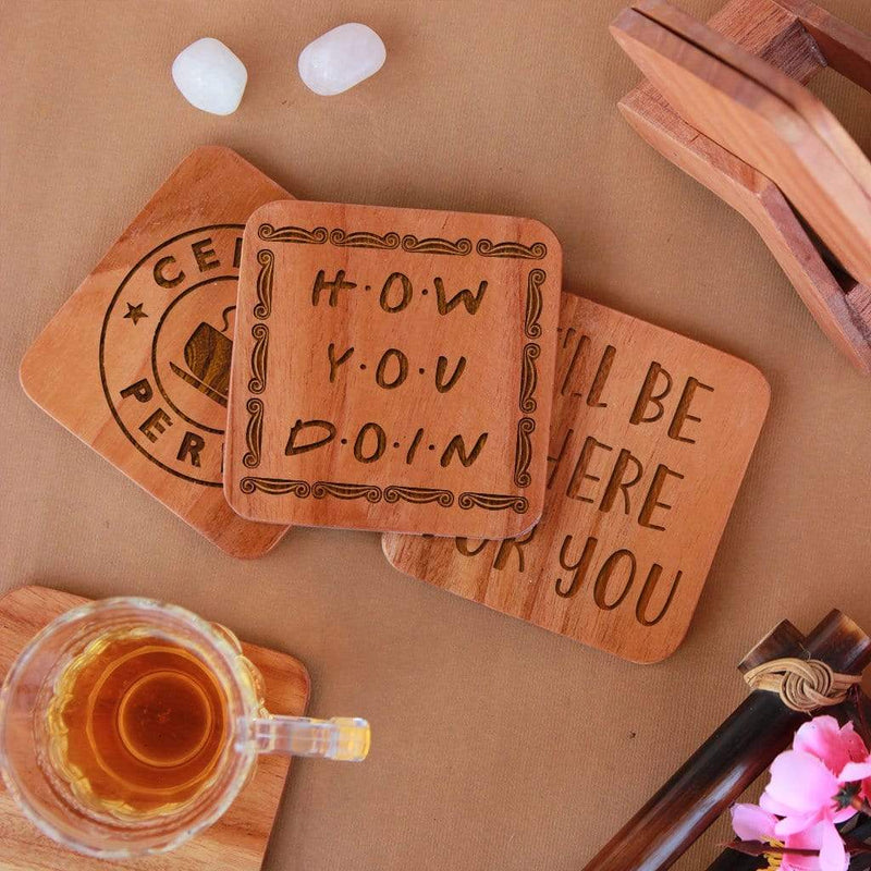 Wooden Coasters| Table Coasters| Custom Coaster Set| Coasters Online ...