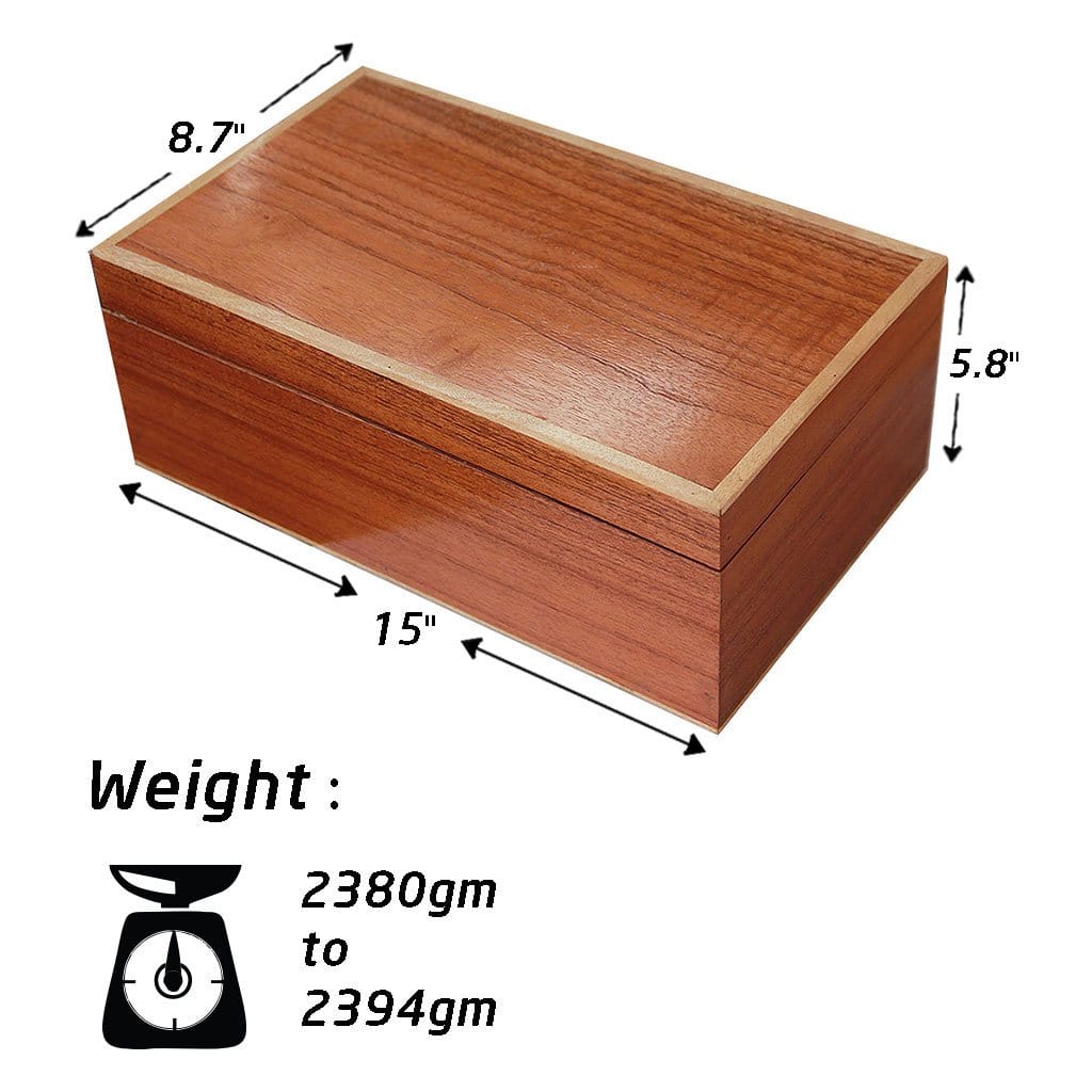 Premium Black Teak Engraved Wood Box With Custom Engraving - woodgeekstore