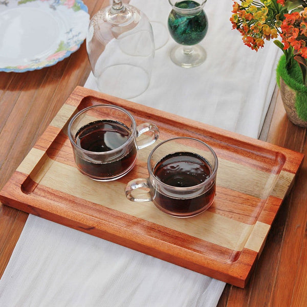 Best Boss Ever - Wooden Tray| Unique Wooden Serving Tray - woodgeekstore
