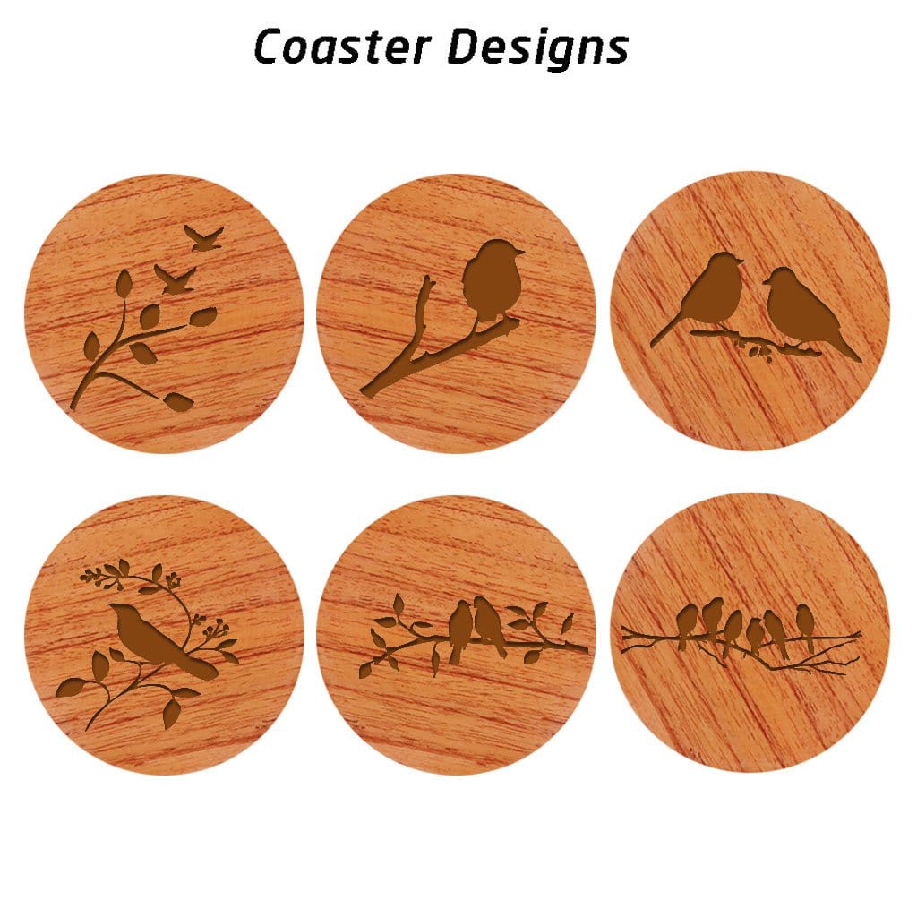 Nature Coasters |Coaster Set | Wooden Coasters| Gifts For Nature Lovers ...