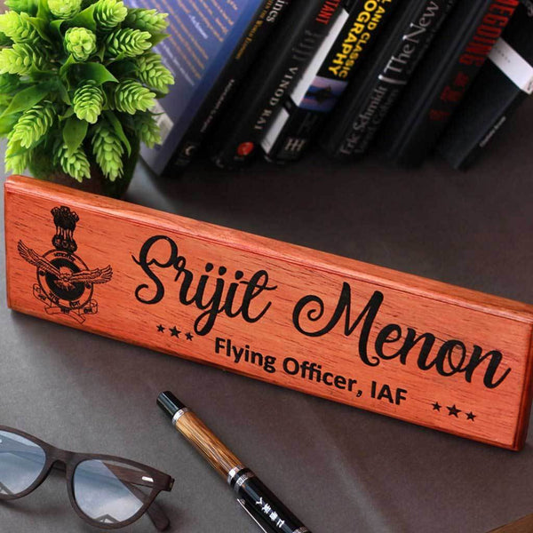 Wooden Name Plates| Air Force Gifts| Gifts For Pilots| Name Plate ...