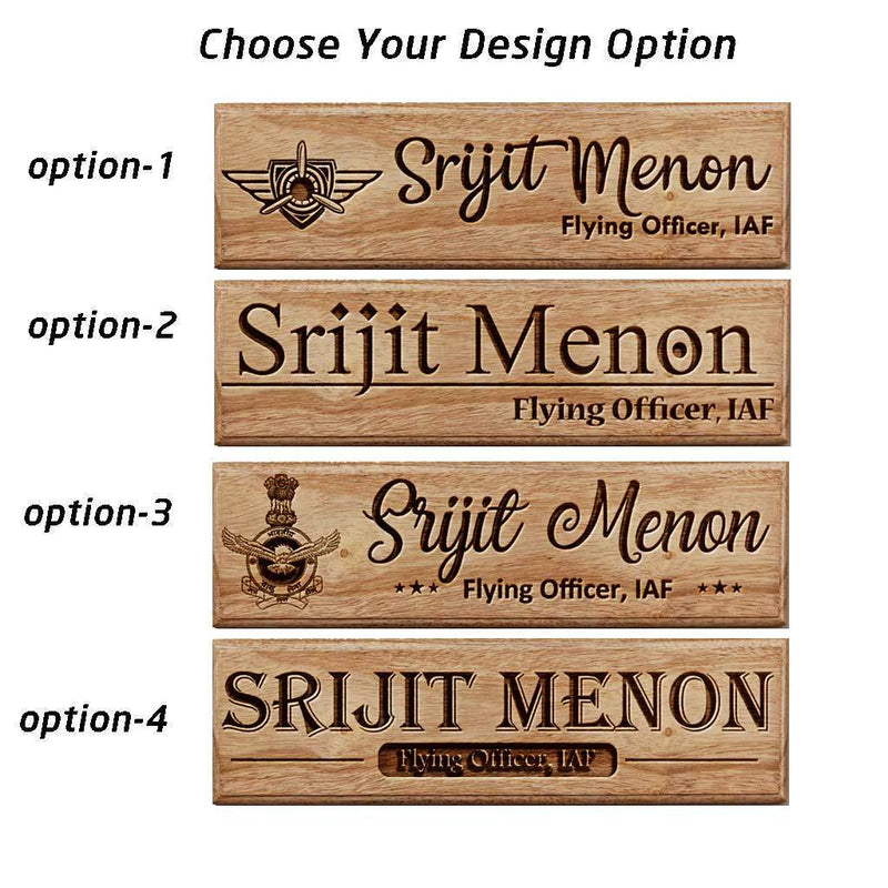 Wooden Name Plates| Air Force Gifts| Gifts For Pilots| Name Plate ...