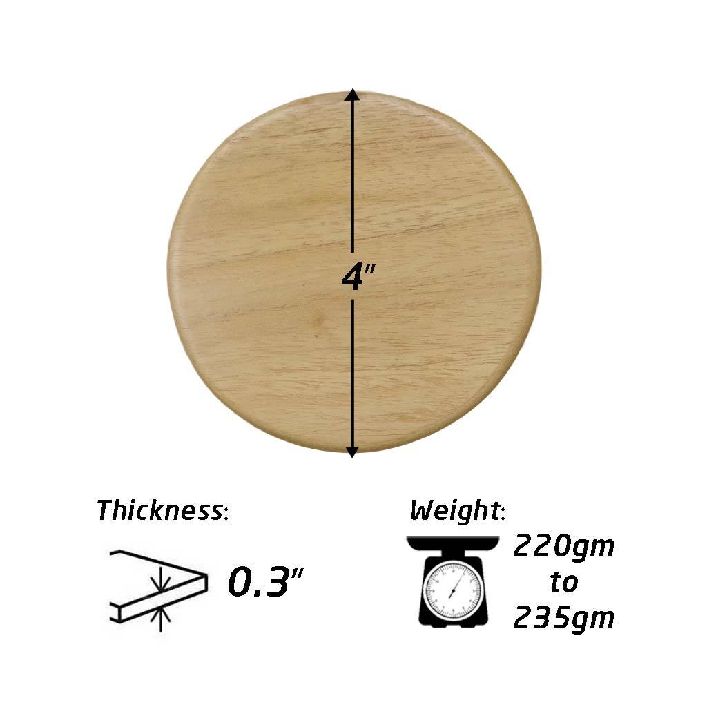 Round Wooden Coaster Set With Holder| Custom Coasters| Coasters Online ...