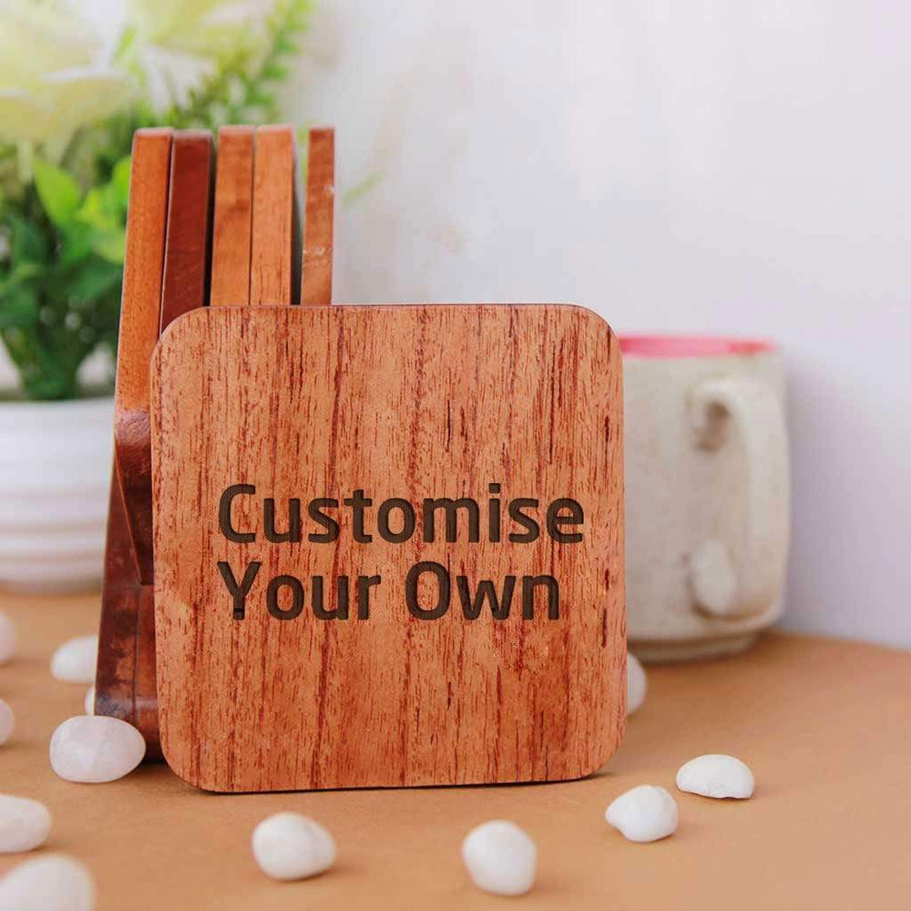 Wooden Coasters| Table Coasters| Custom Coaster Set| Coasters Online ...