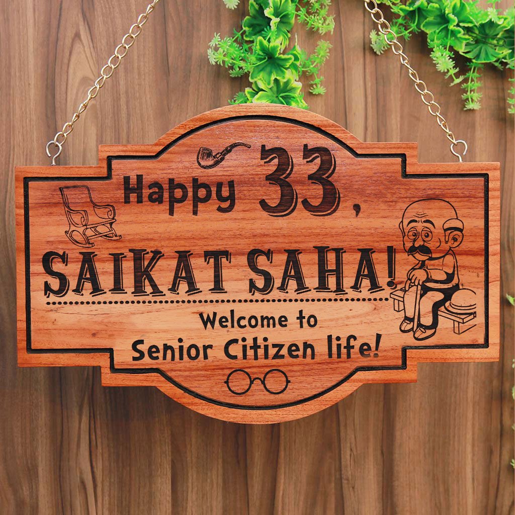 Funny Birthday Hanging Wood Sign- Birthday Gift- Funny Birthday Wishes ...