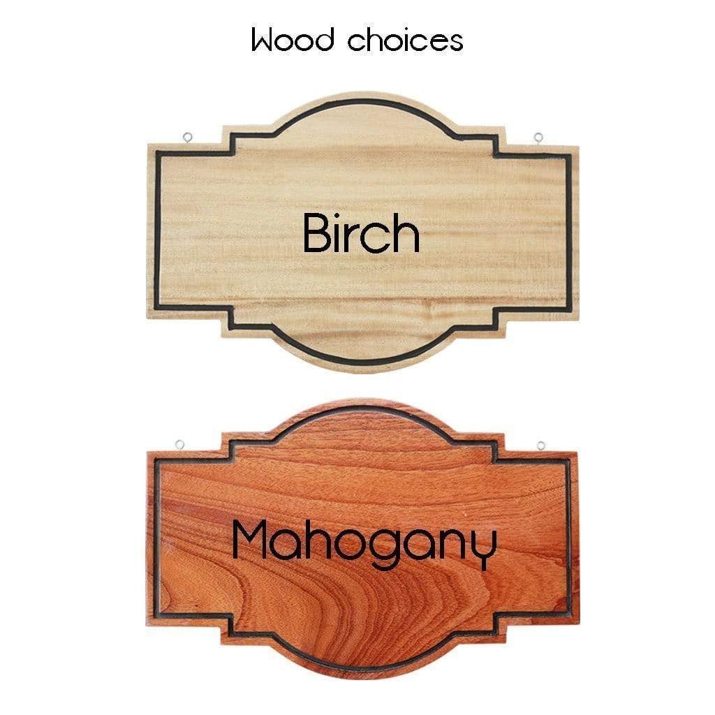 Custom Wooden Sign Board For Teaching Institutes | Teacher Gift ...