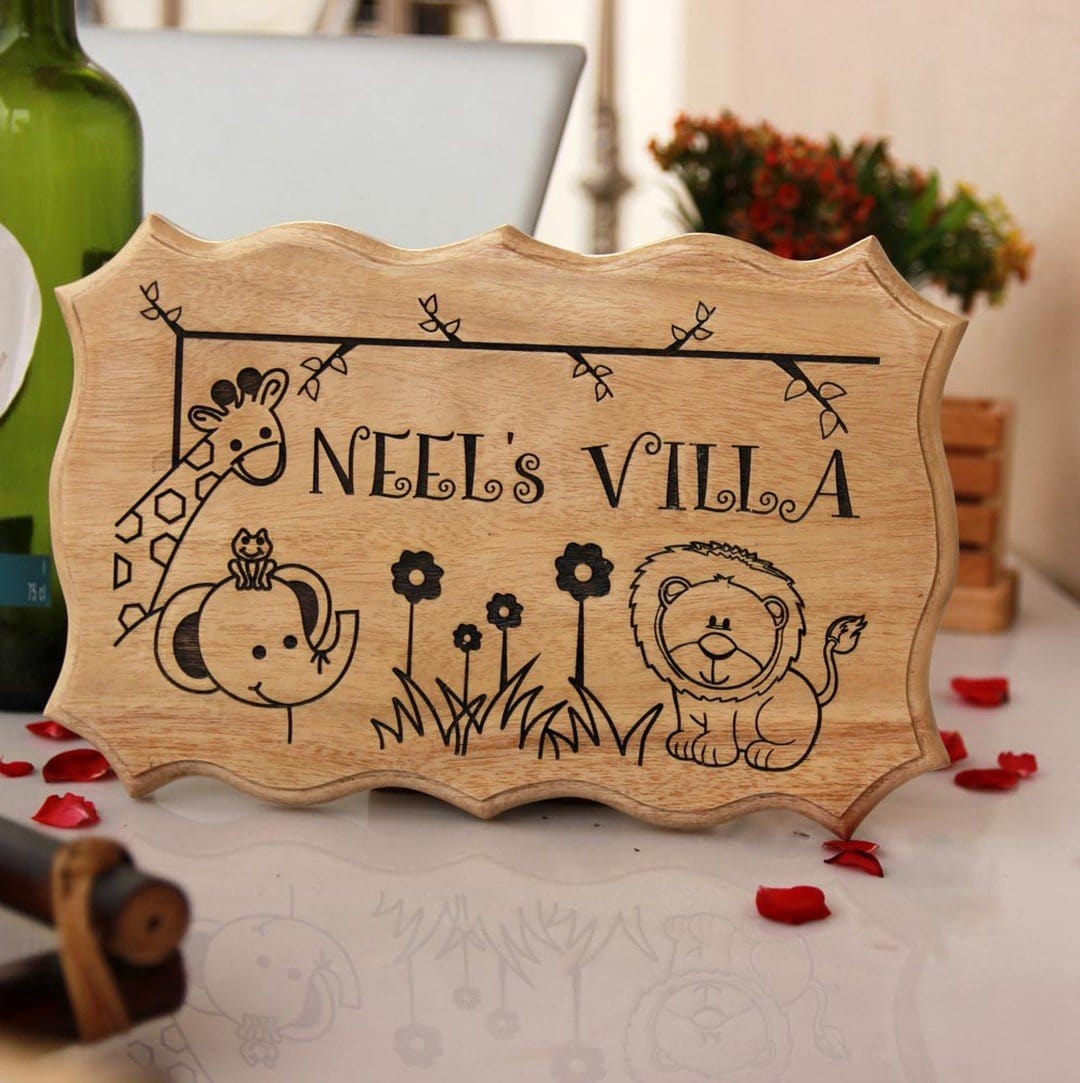 Baby Room Signs Personalized Nursery Name Sign – White Gables Home