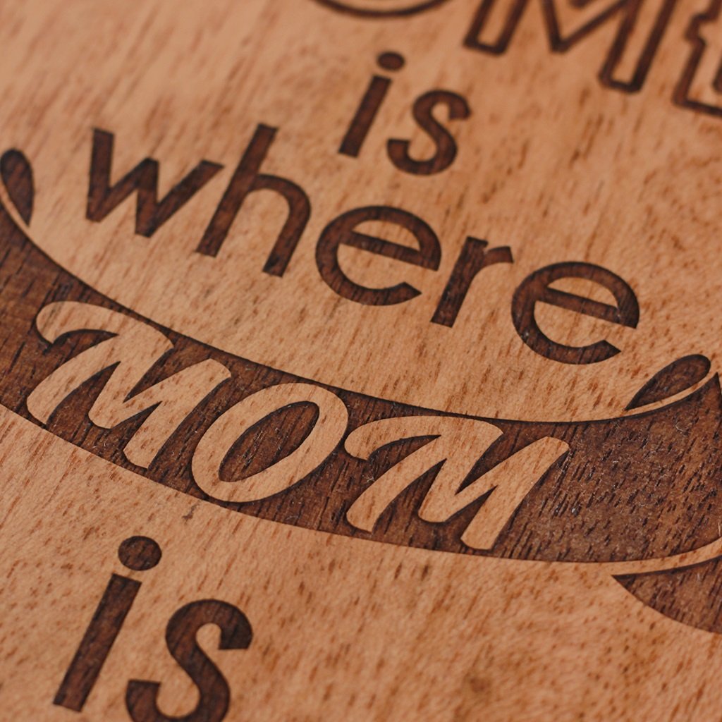 Home Is Where Mom Is Wood Sign | Unique Gifts for Mom on Mother’s Day ...